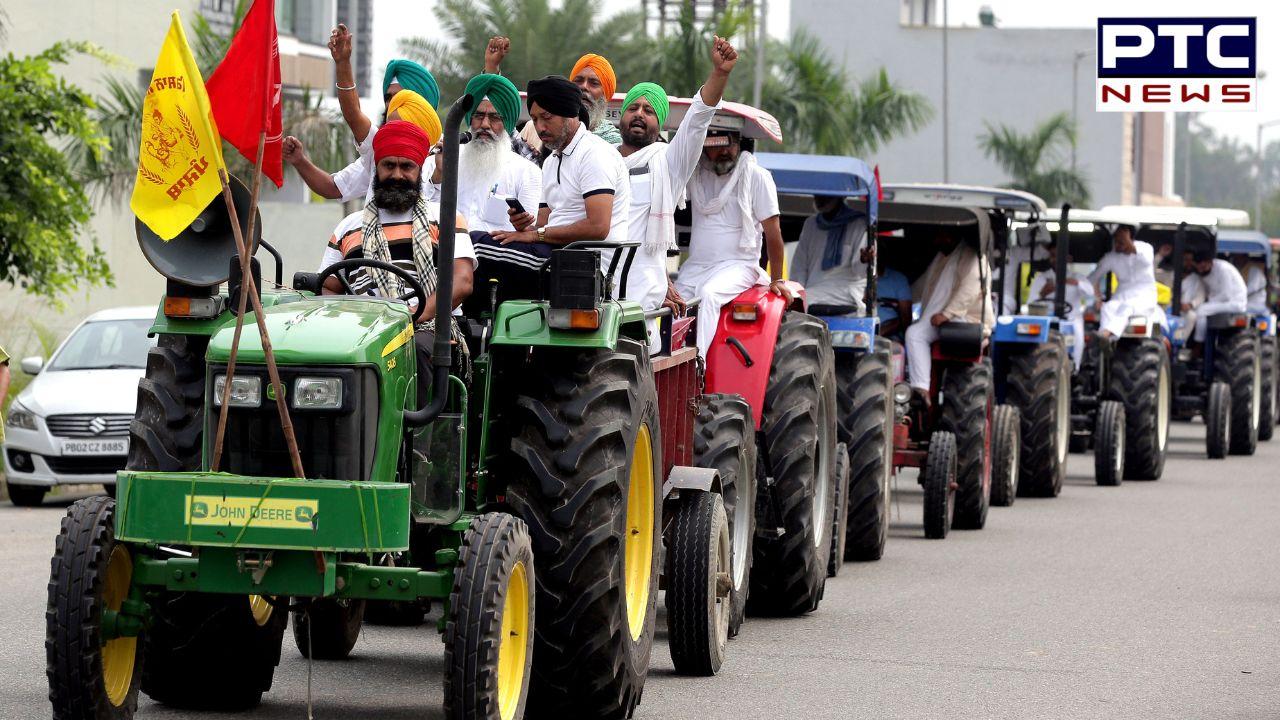 Samyukt Kisan Morcha Launches Tractor March Across Punjab…